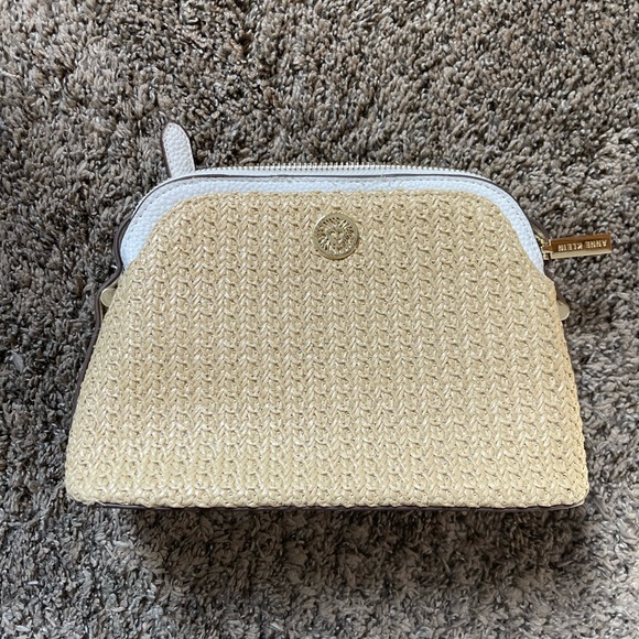 Anne Klein | Bags | Anne Klein Straw Crossbody | Poshmark